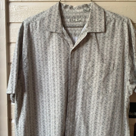 batik bay | Shirts | Batik Bay Short Sleeve Button Down Shirt With Palm ...